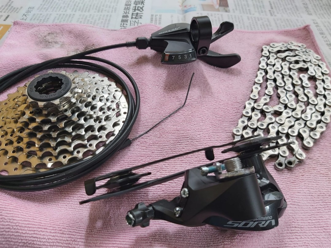 Sora groupset 9 speed shimano, Sports Equipment, Bicycles & Parts ...