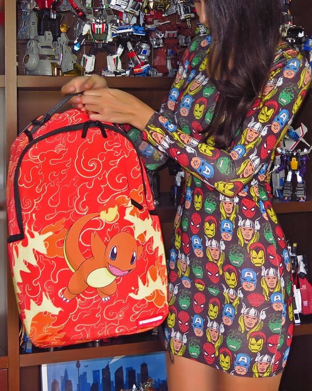 Sprayground Pokemon Charmander Backpack. Unisex Bag. Laptop Bag. Mens ...