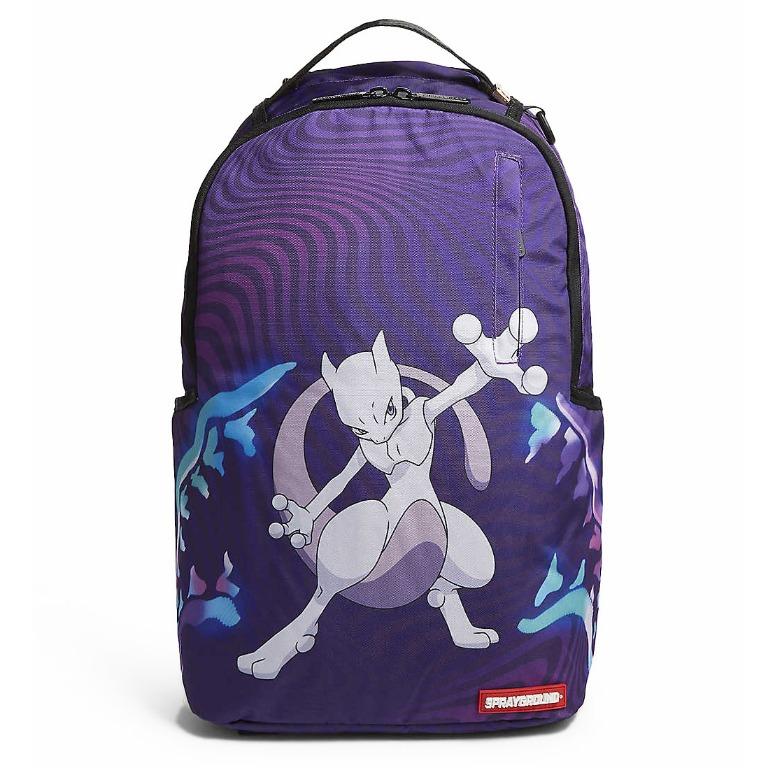 Sprayground Pokemon Mewtwo Psychic Backpack. Unisex Bag, Laptop Bag ...