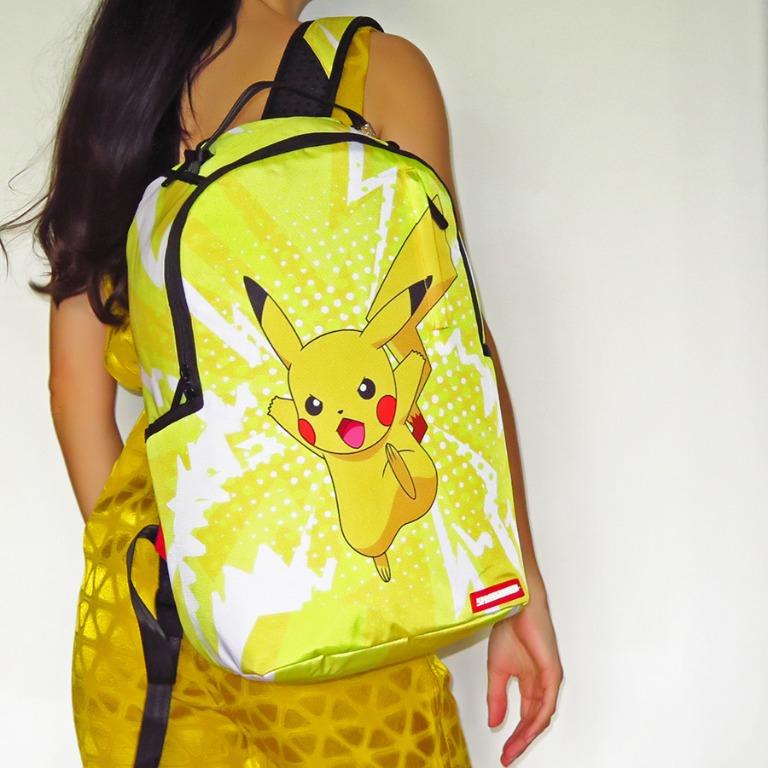 Sprayground Pokemon Pikachu Backpack. Unisex Bag. Laptop Bag. Mens ...