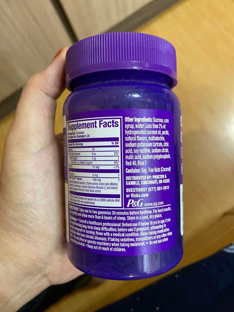 Vicks Melatonin Gummy (Sleeping Pill/Gummy), Health & Beauty, Face ...