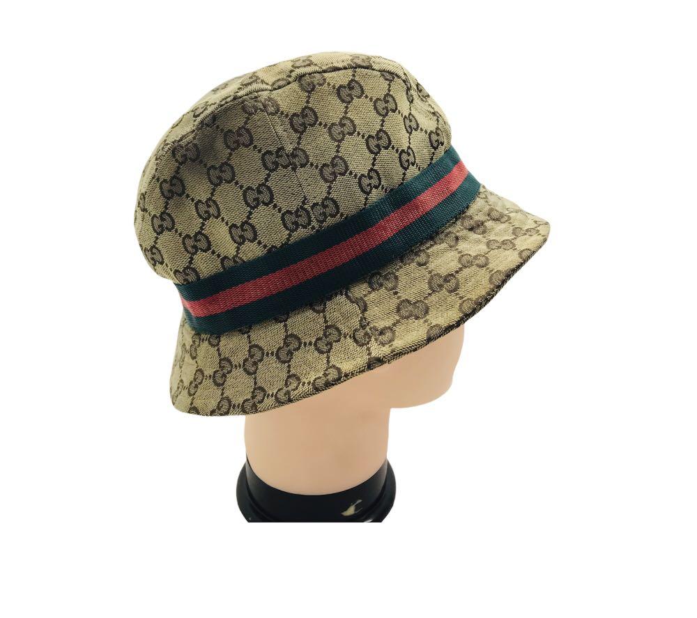 Vintage Gucci Bucket Hat Cap, Men's Fashion, Watches & Accessories, Cap ...