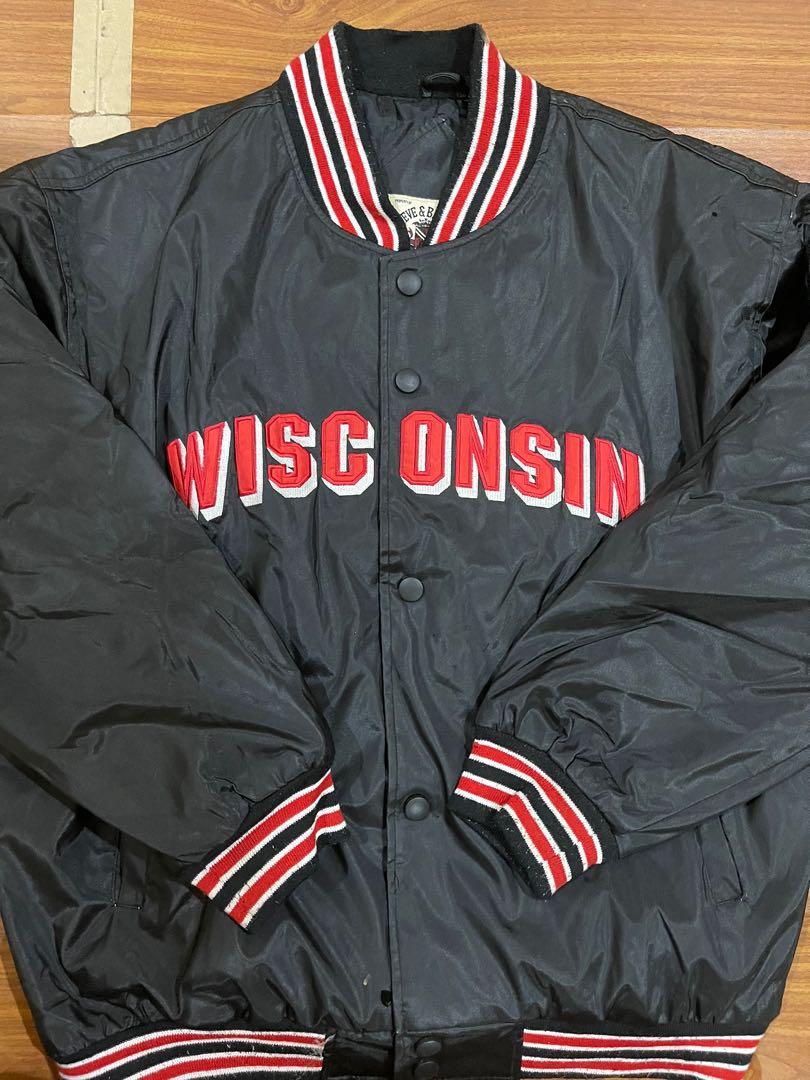 Vintage wisconsin varsity jacket, Men's Fashion, Coats, Jackets and ...