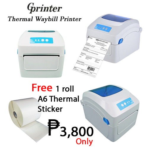 WAYBILL PRINTER FOR LAZADA AND SHOPEE FREE 1 ROLL A6 STICKER, Computers ...