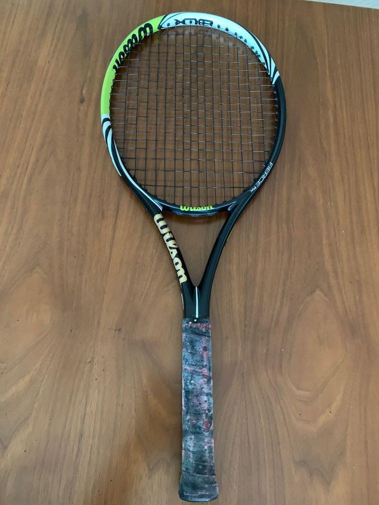Wilson BLX Fierce X tennis racket, Sports Equipment, Sports & Games ...
