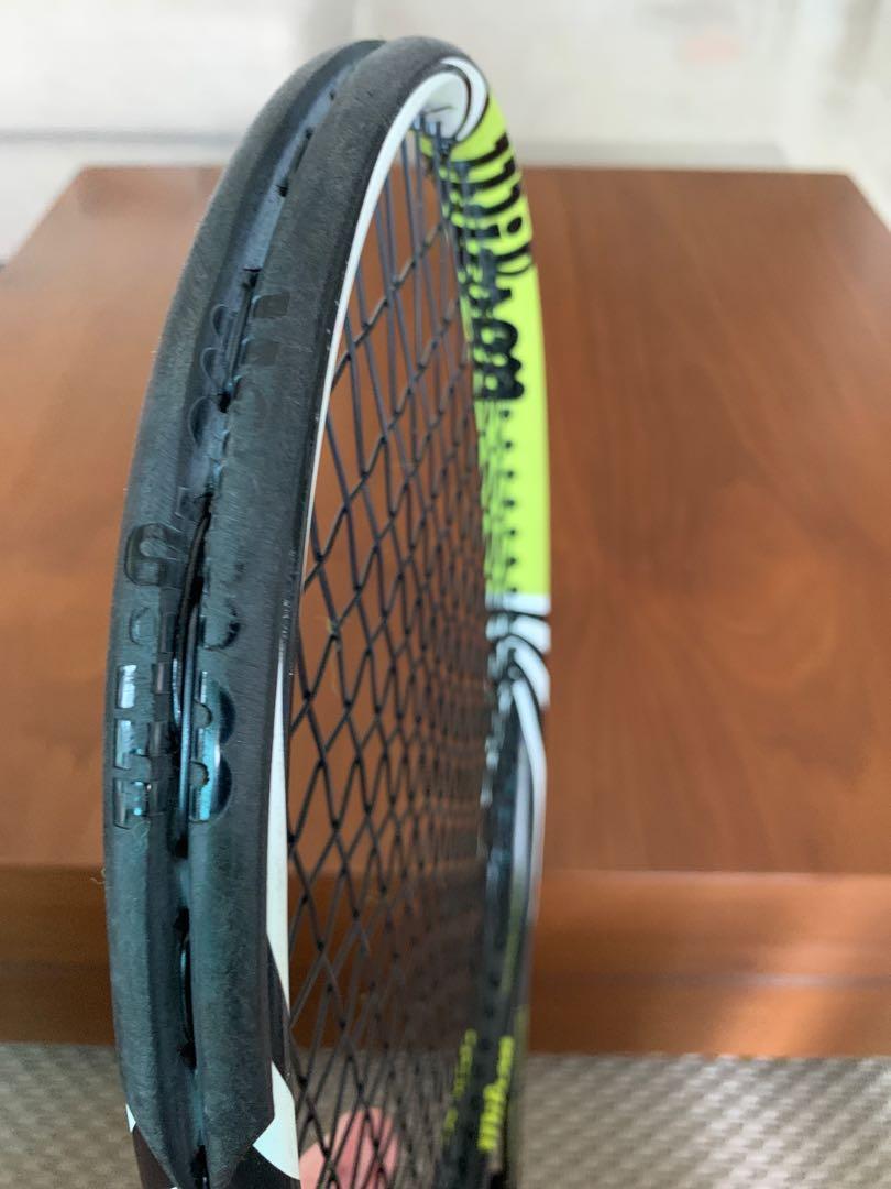 Wilson BLX Fierce X tennis racket, Sports Equipment, Sports & Games ...