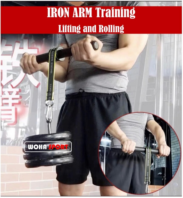 [WOHA SPORT] Iron Arm Trainer, Arm Muscle Trainer, Dumbbell Weights ...