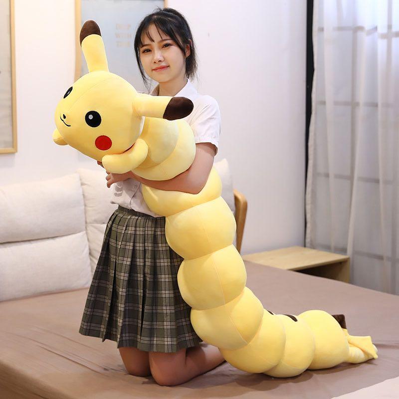 [4 Sizes] Stuffed Animal Pikachu Pokemon Long Leg Pillow Bolster ...