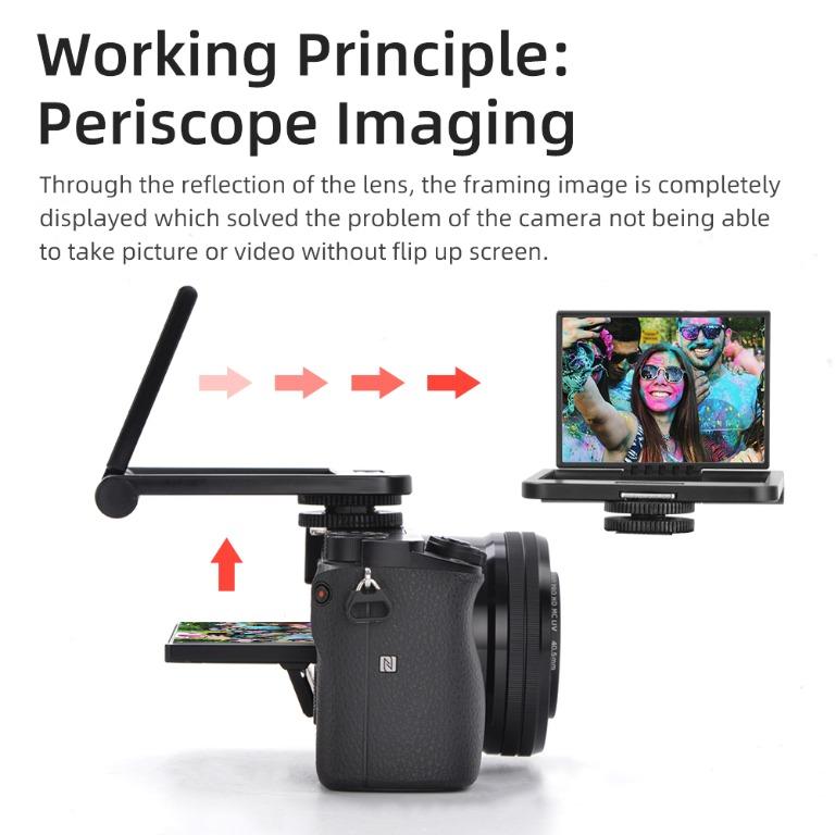 [Kingma] Camera Flip Screen Mirror for Selfie, Vlogging and Live ...