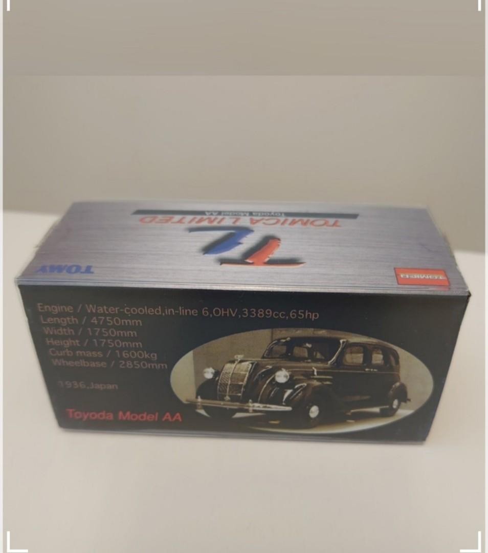 [珍貴 絕版] 2001年 TOMY Tomica Limited 懷舊車 黑色Toyota Model AA, 興趣及遊戲, 玩具 & 遊戲類 - Carousell