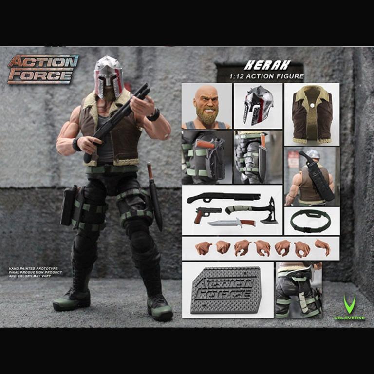 Action Force Sgt Slaughter Steel Brigade Condor Bone Collector Swarm Trooper Kerak 1/12 Scale ...