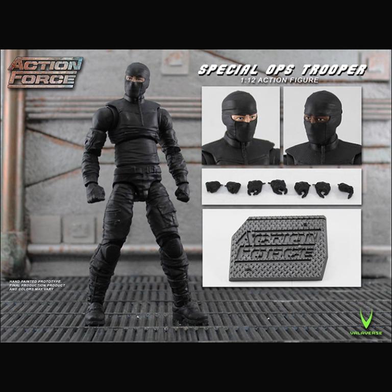 Action Force Special Ops Urban Riot Trooper Declassified Swarm Backpack Gear Pack Set 1/12 Scale ...