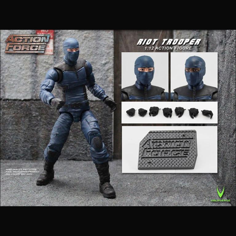 Action Force Special Ops Urban Riot Trooper Declassified Swarm Backpack Gear Pack Set 1/12 Scale ...