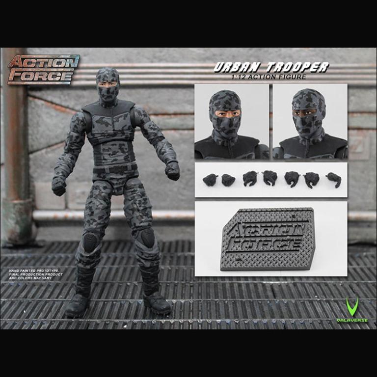 Action Force Special Ops Urban Riot Trooper Declassified Swarm Backpack Gear Pack Set 1/12 Scale ...