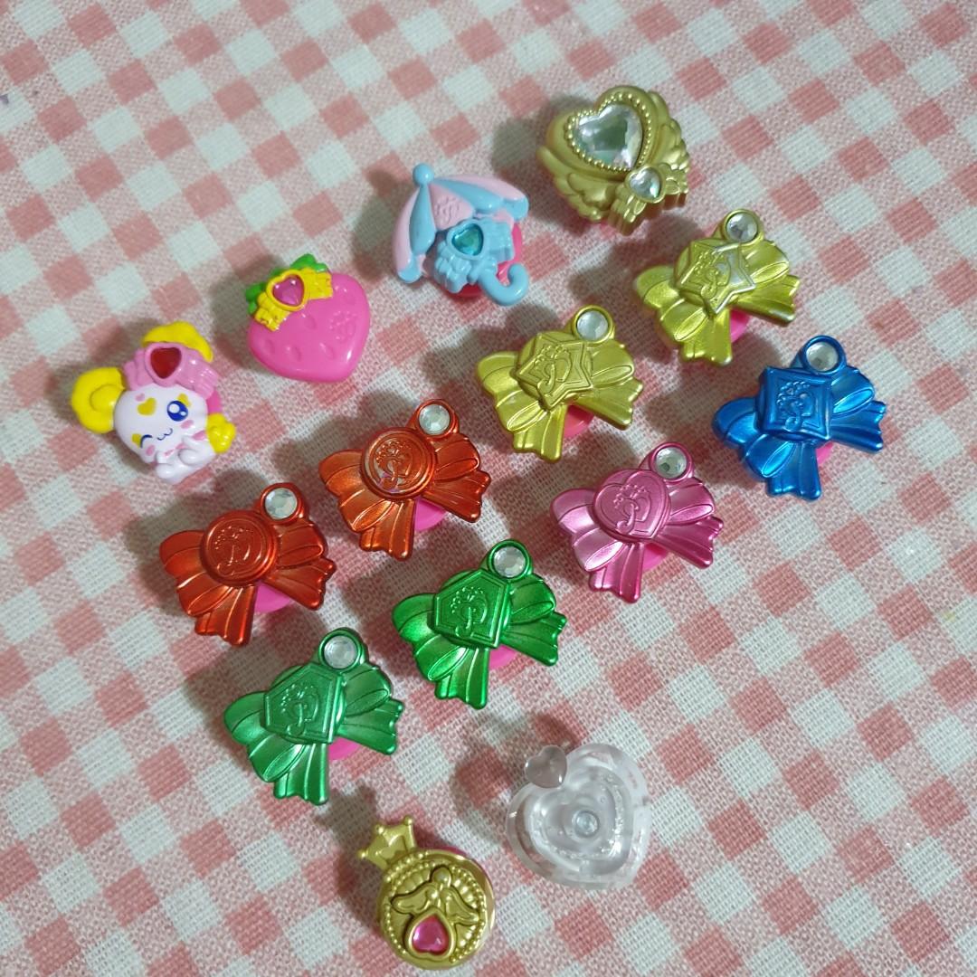 Bandai Hugtto Smile Pretty Cure Precure magical lovely pad deco charms ...