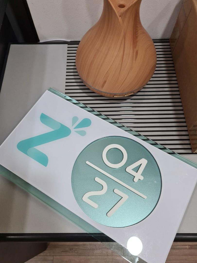 Creative unit number plate, Hobbies & Toys, Stationery & Craft ...