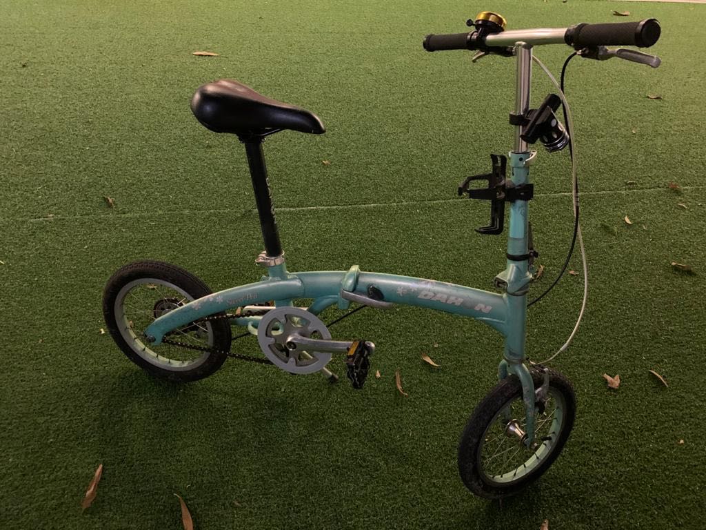 Dahon pea with 14” wheelset foldie for kids, Sports Equipment, Bicycles ...
