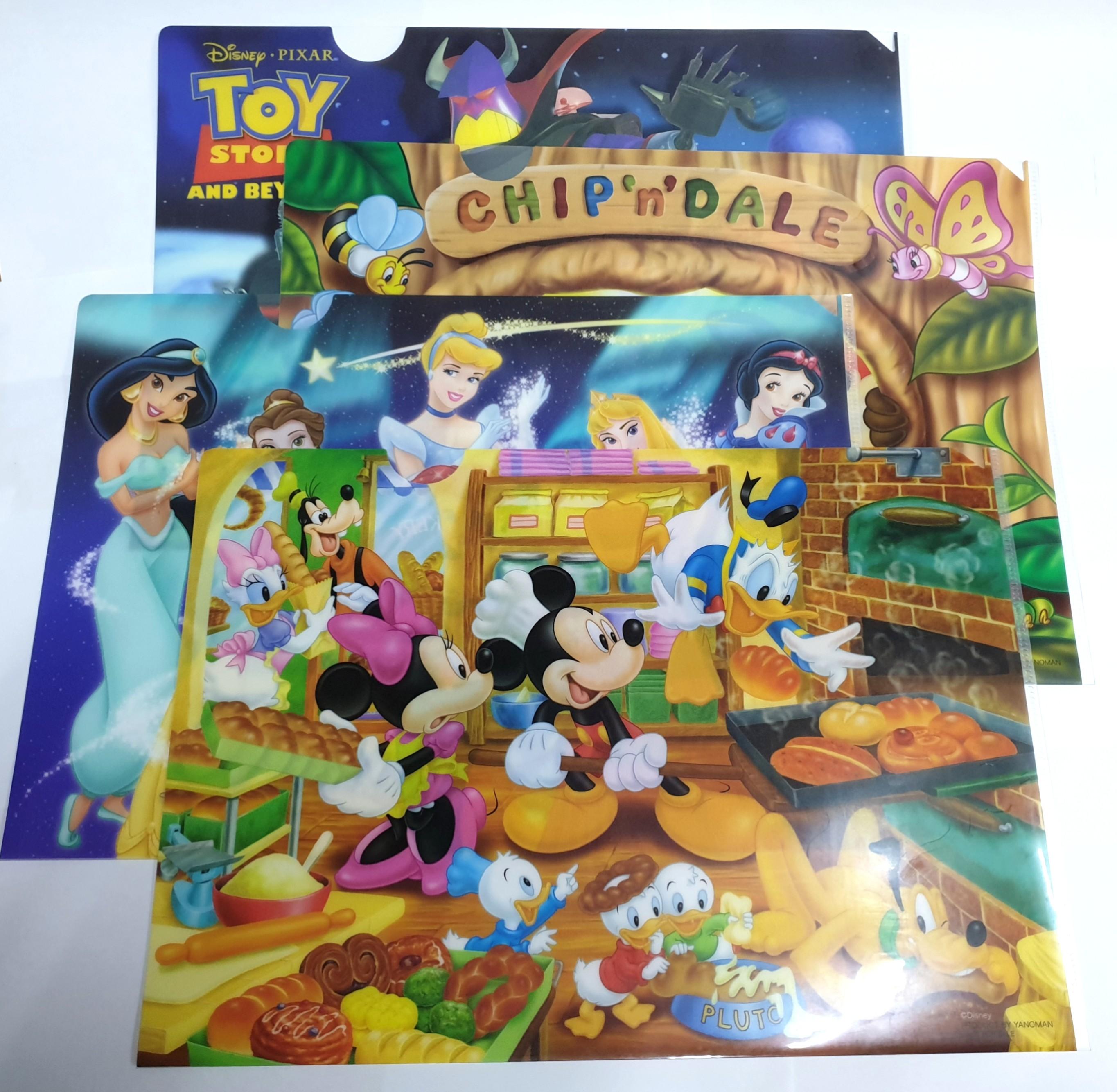 Disney Puzzle & L-Shape A4 Plastic Folder, Hobbies & Toys, Toys & Games ...