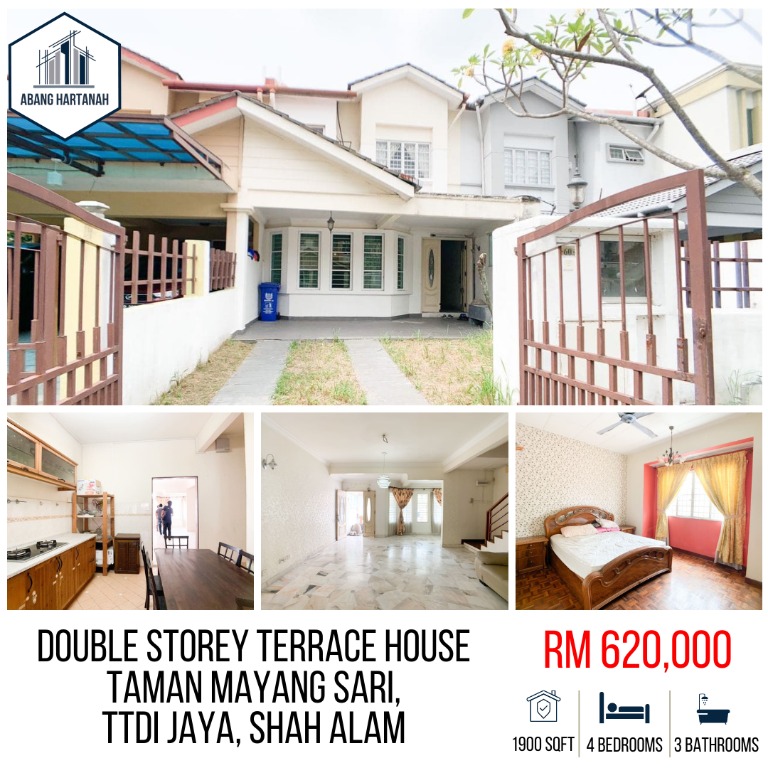 DOUBLE STOREY TAMAN MAYANG SARI, TTDI JAYA SHAH ALAM, Property, For ...