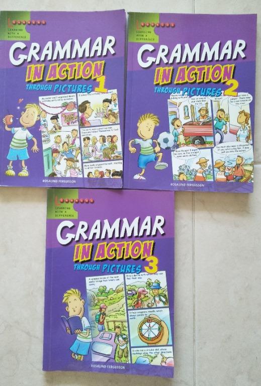 Grammar in Action Through Pictures ( 3 books in a set), Hobbies & Toys ...