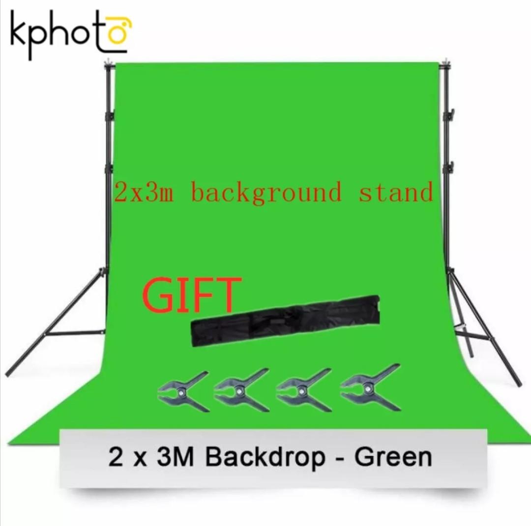 Green Screen Bacdrop 2x3m, Photography, Photography Accessories ...
