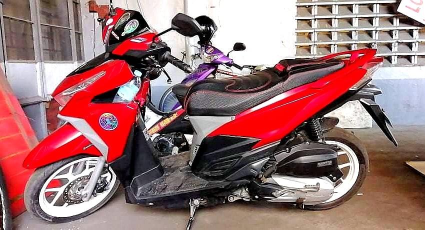 Honda click v1, Motorbikes, Motorbikes for Sale on Carousell