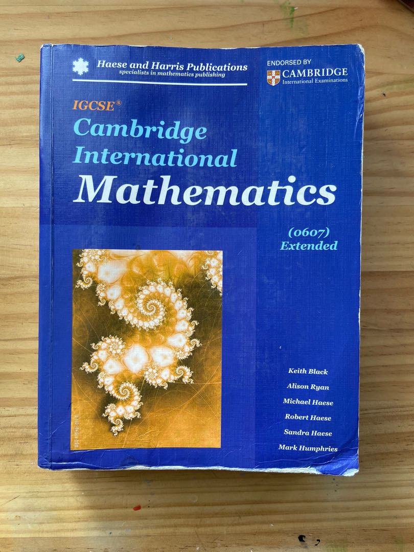 IGCSE math blue book. haese and harris publications, Hobbies & Toys ...