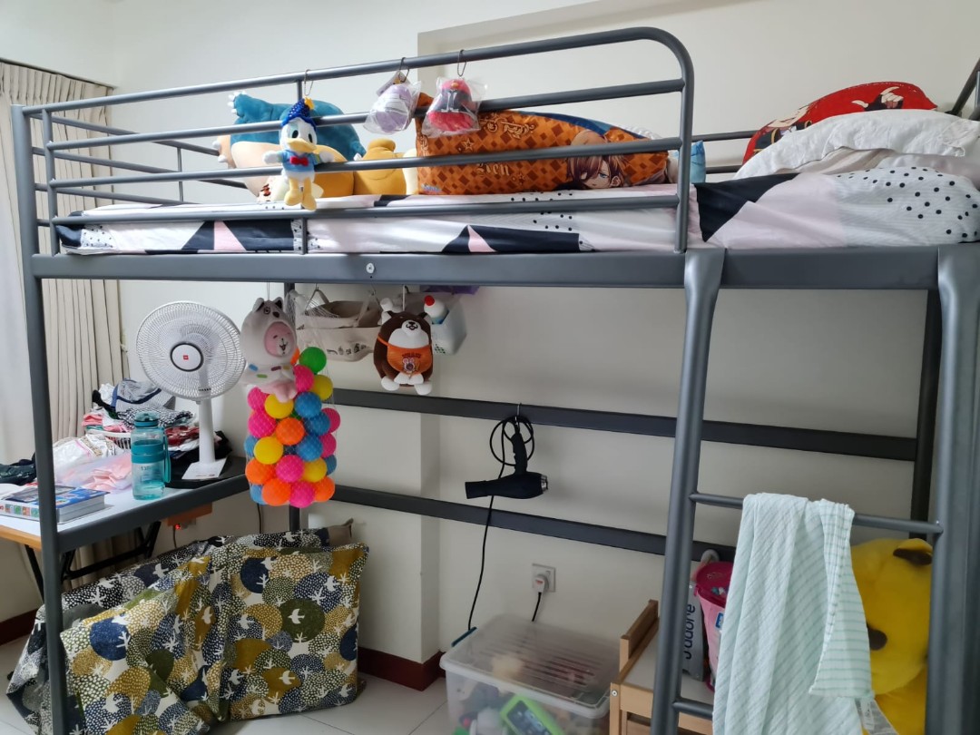 Ikea double decker frame only, Furniture & Home Living, Furniture, Bed ...