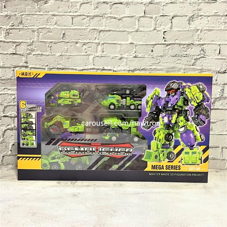 MasterMade, SDT-08 Demolisher (Devastator), Transformers, Hobbies ...