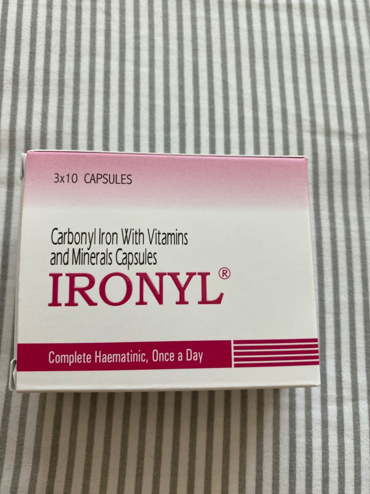 Ironyl iron pills, Babies & Kids, Maternity Care on Carousell