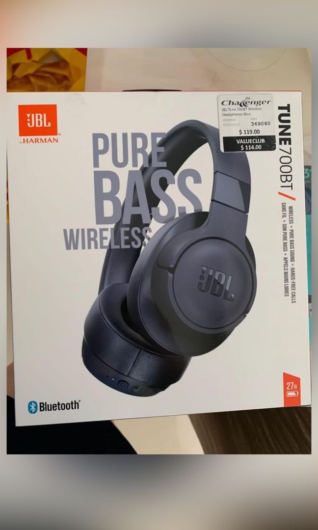 JBL pure bass wireless headphones, Audio, Headphones & Headsets on ...