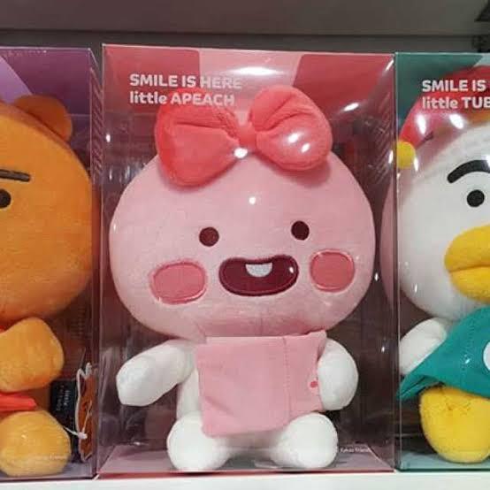 KAKAO FRIENDS Apeach plushie, Hobbies & Toys, Toys & Games on Carousell