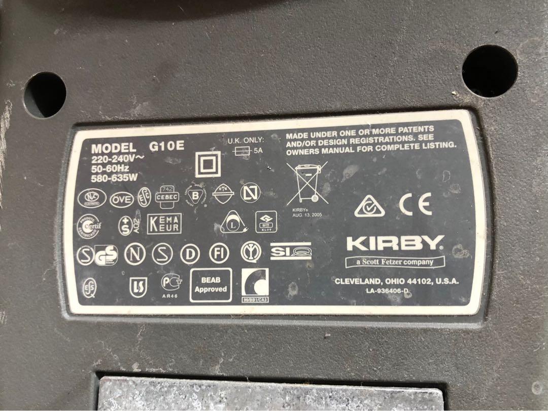 Kirby Sentria G10E Vacuum, TV & Home Appliances, Vacuum Cleaner ...