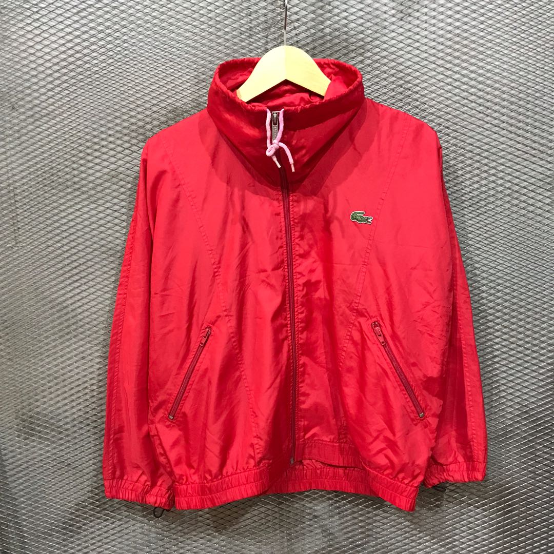 LACOSTE Neckless Light Jacket, Fesyen Pria, Pakaian , Baju Luaran di ...