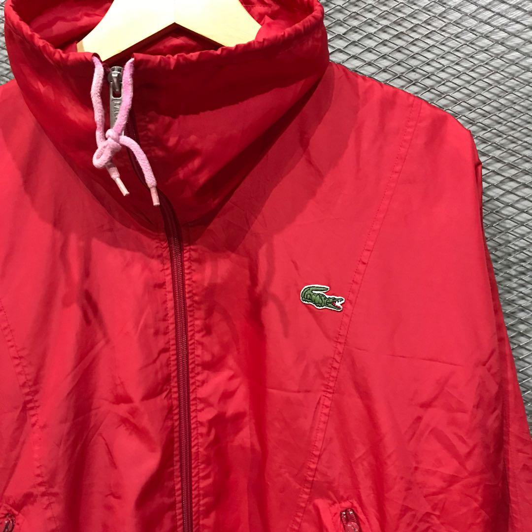 LACOSTE Neckless Light Jacket, Fesyen Pria, Pakaian , Baju Luaran di ...