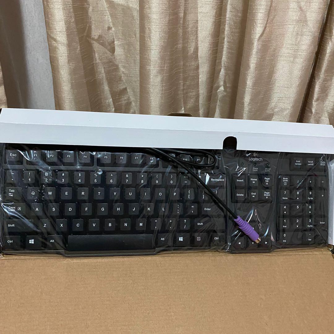LOGITECH K100 PS/2 CLASSIC KEYBOARD, Computers & Tech, Parts & Accessories, Computer Keyboard on ...