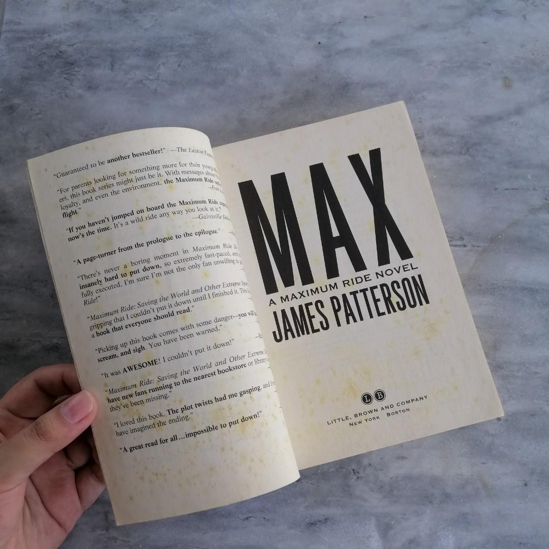 MAX by James Patterson, Hobbies & Toys, Books & Magazines, Children's ...