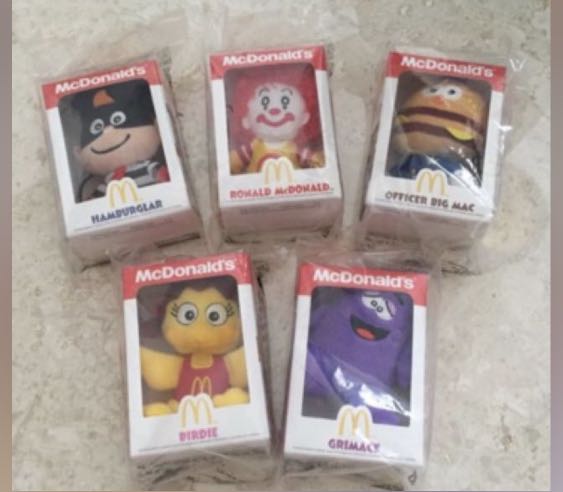 McDonald's Characters Plushie Set, Hobbies & Toys, Toys & Games on ...
