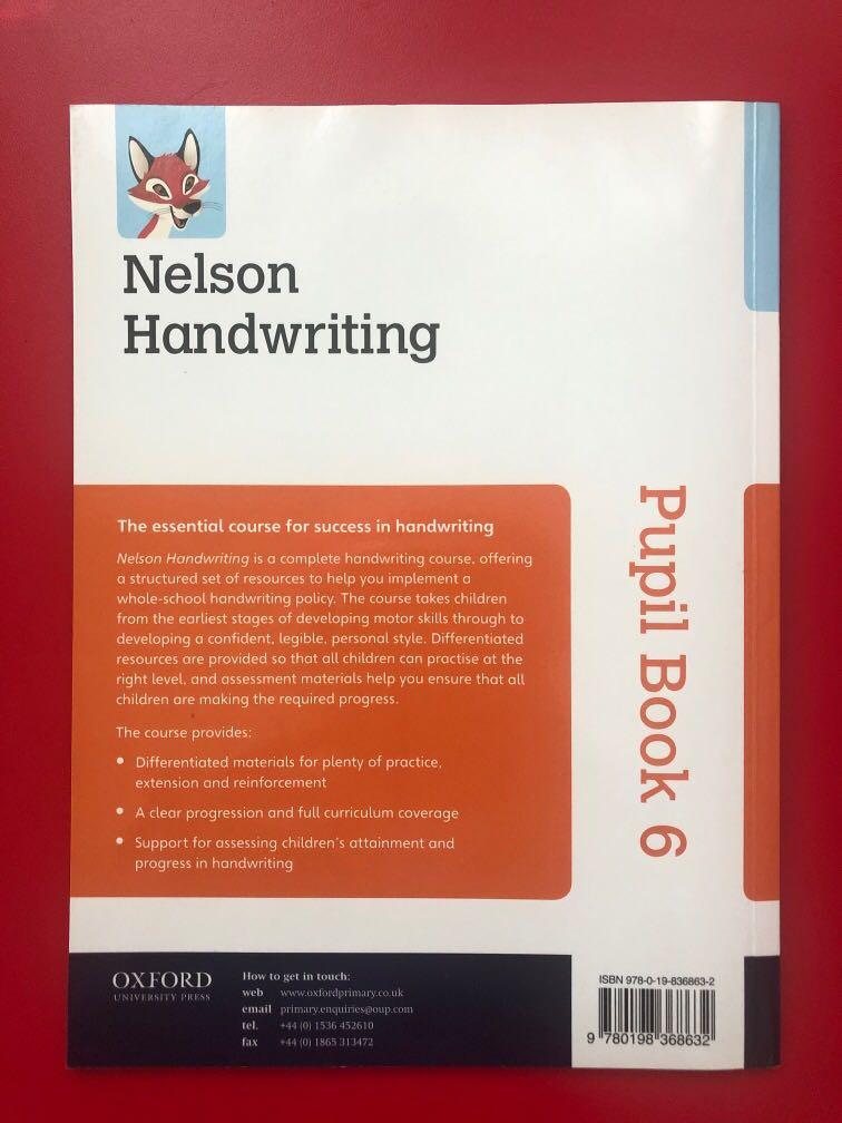 Nelson Handwriting Pupil Book 6 Oxford, Hobbies & Toys, Books ...