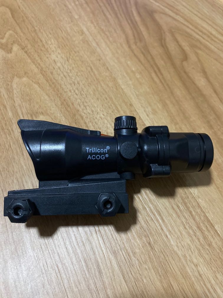 Nerf scope ACOG zoomed, Hobbies & Toys, Toys & Games on Carousell