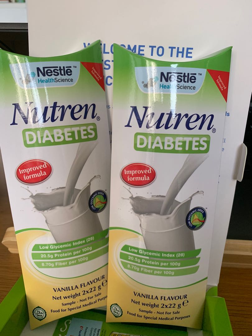 Nutren diabetes powder (sample pack) - free, Health & Nutrition, Health ...