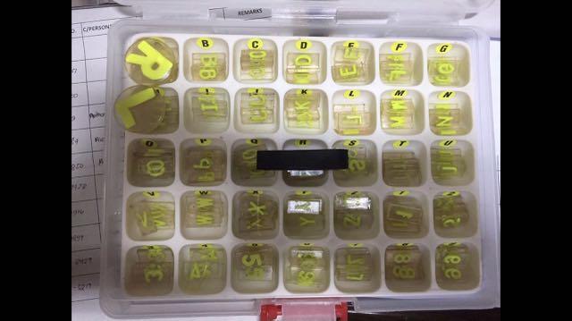 OSL and Lead Markers left and right scrabble type, Looking For on Carousell