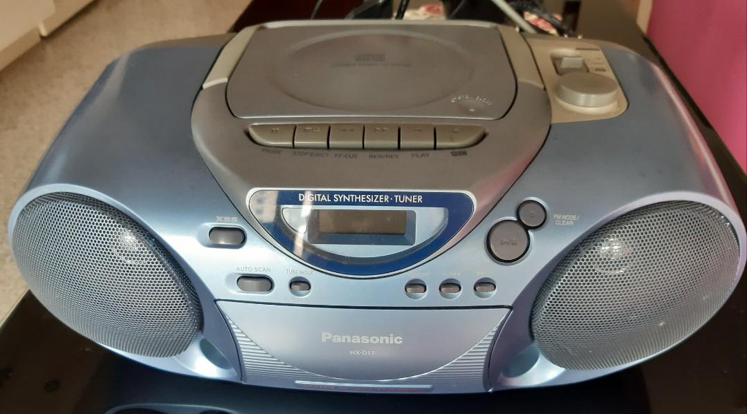 Panasonic portable CD, radio, tape player, Audio, Portable Music ...