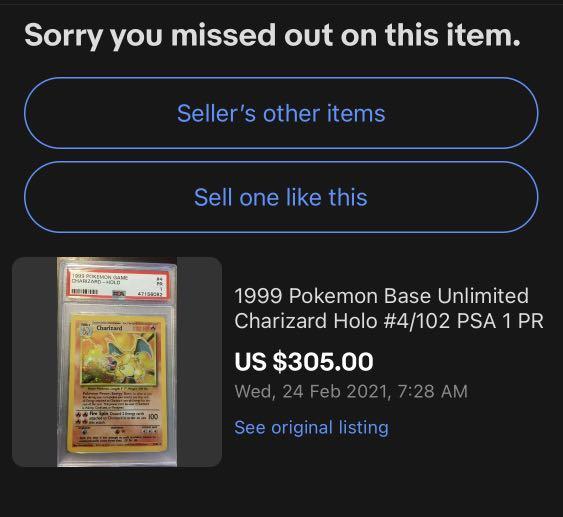 PSA 6 Base Set Charizard, Hobbies & Toys, Toys & Games on Carousell