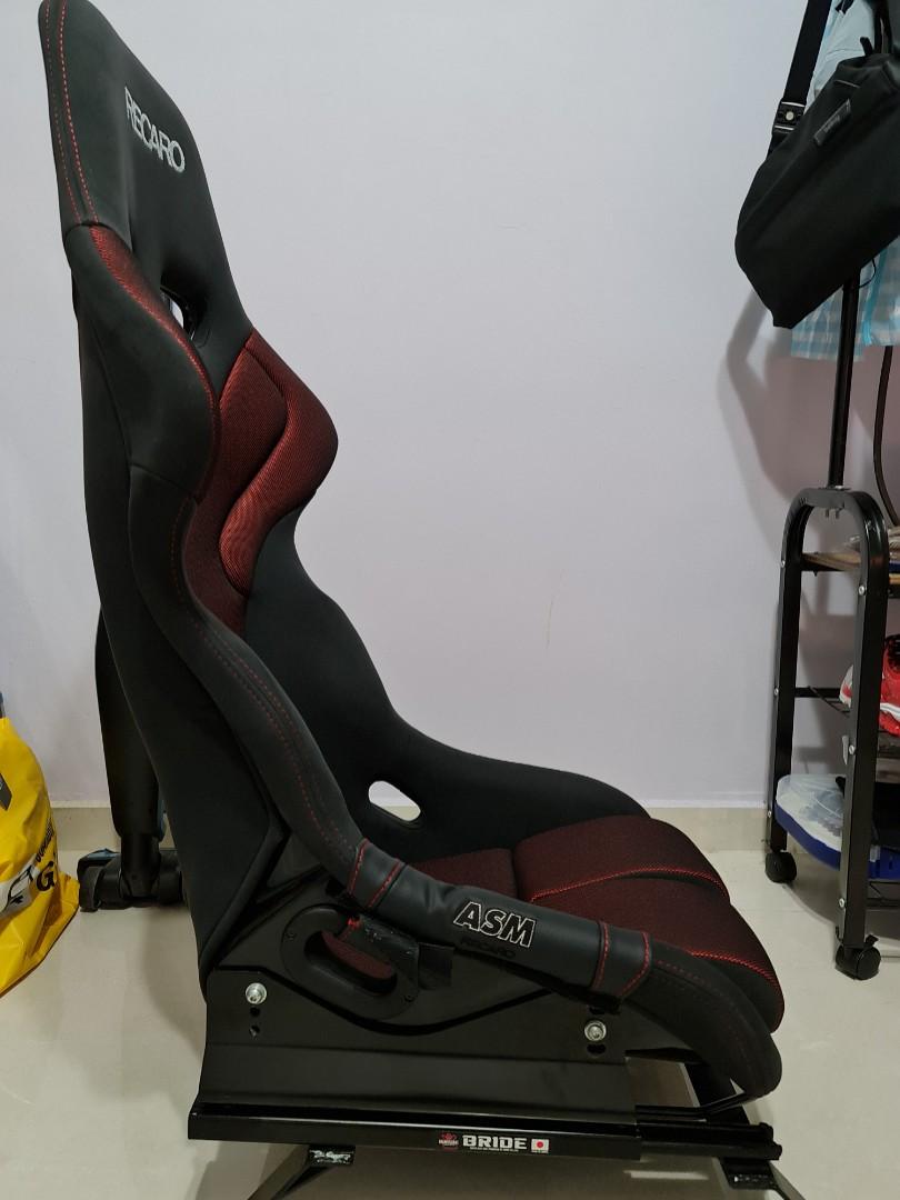 Recaro RSG GK-100 RED with bride rails., Car Accessories, Accessories ...