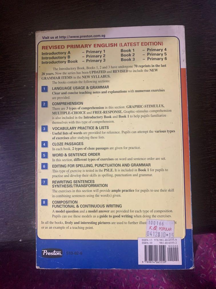 Revised Primary English, Books & Stationery, Textbooks, Primary on ...