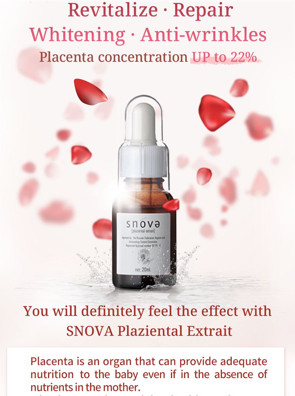 Snova Plaziental Extrait, Beauty & Personal Care, Face, Face Care on ...