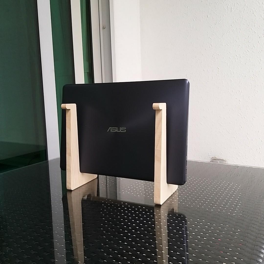 Solid wood laptop stand, Computers & Tech, Parts & Accessories, Other ...