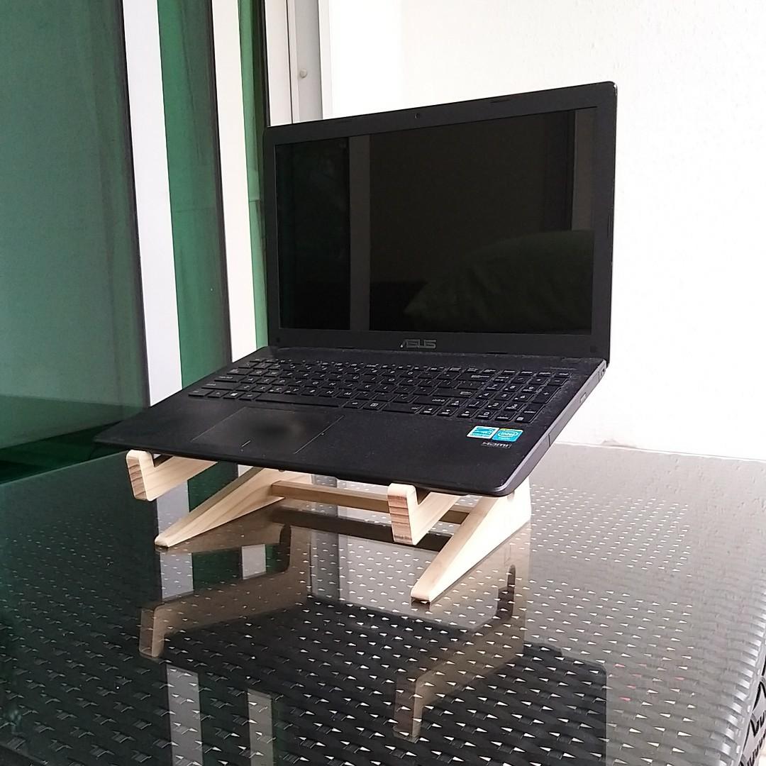 Solid wood laptop stand, Computers & Tech, Parts & Accessories, Other ...