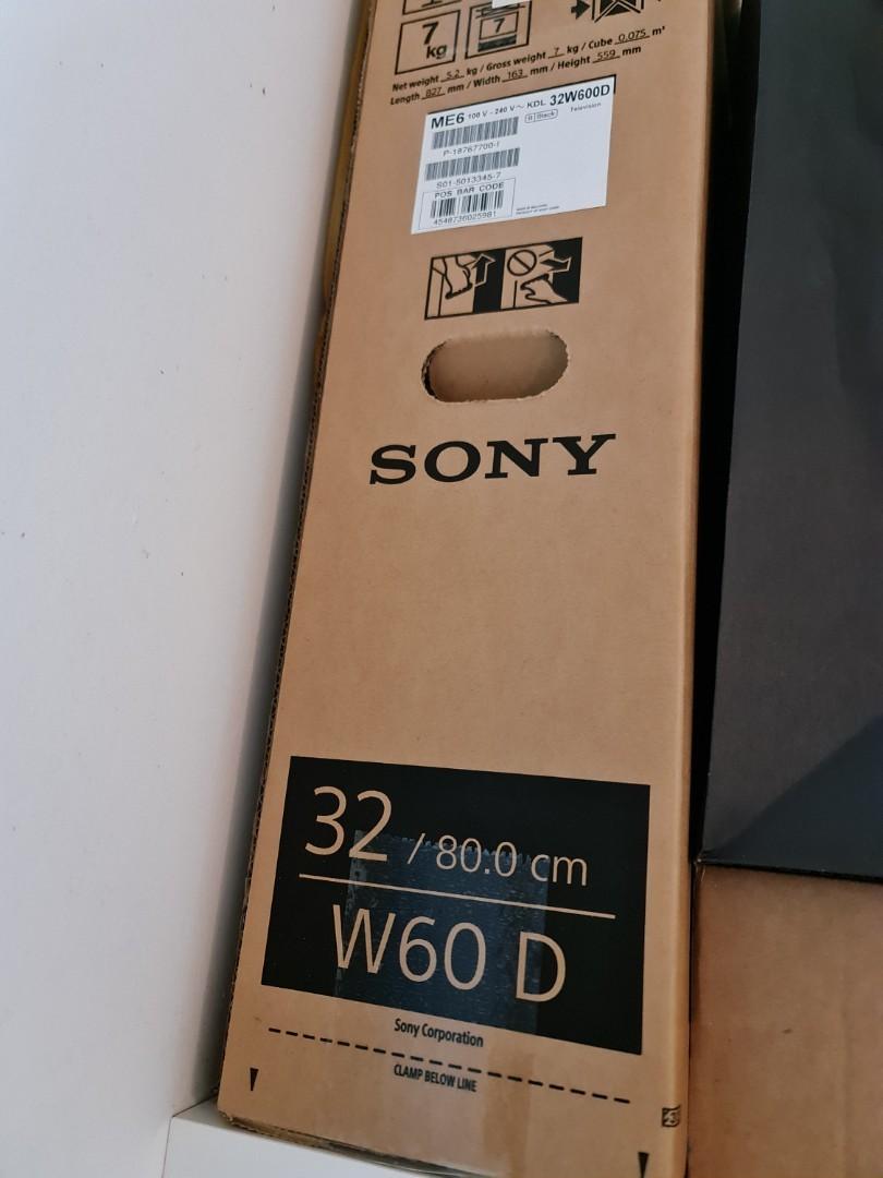Sony Bravia Smart LED TV 32" W60D + Sony Sound Bar HT-S200F, TV & Home ...